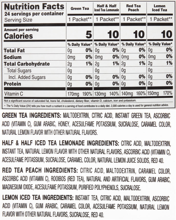 Iced Tea Stix Bonus Variety Pack - 4C Foods