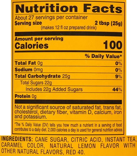 Lemon Iced Tea Mix - 4C Foods