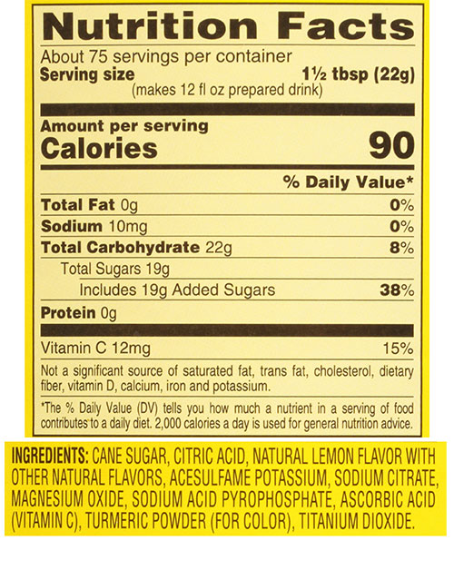 Lemonade Mix - 4C Foods