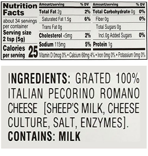 Romano jar - 4C Foods